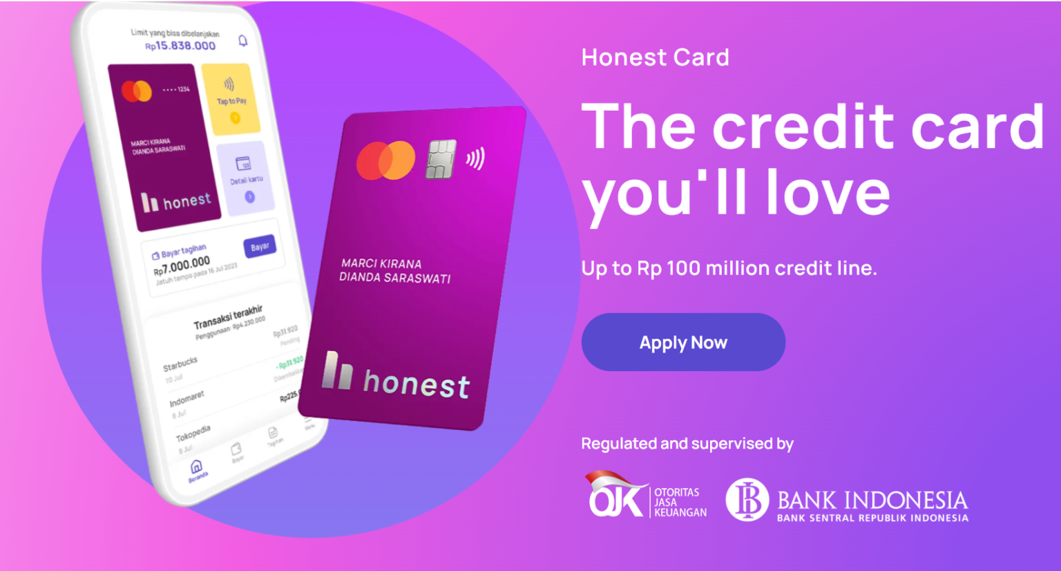 Review Kartu Kredit Honest: Kesederhanaan & Kecepatan Produk